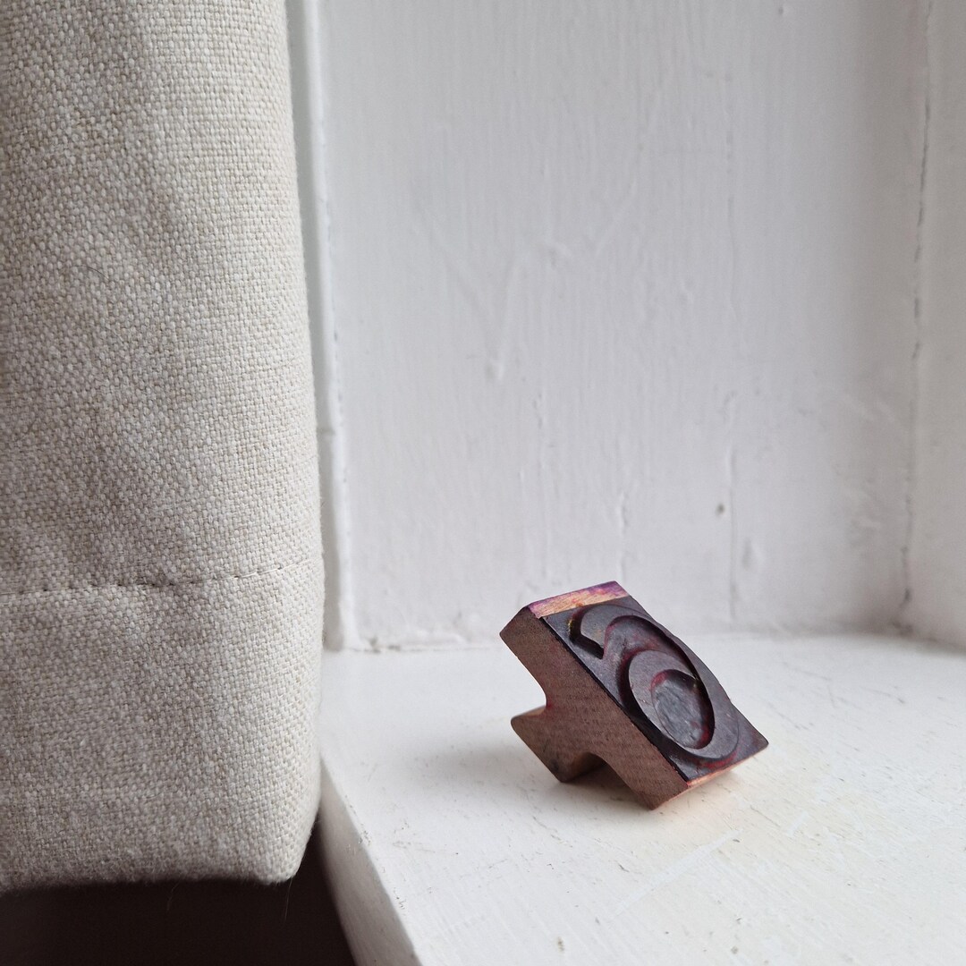 Antique Type Block: Antique Wooden Poster Type Block, Wooden Print ...