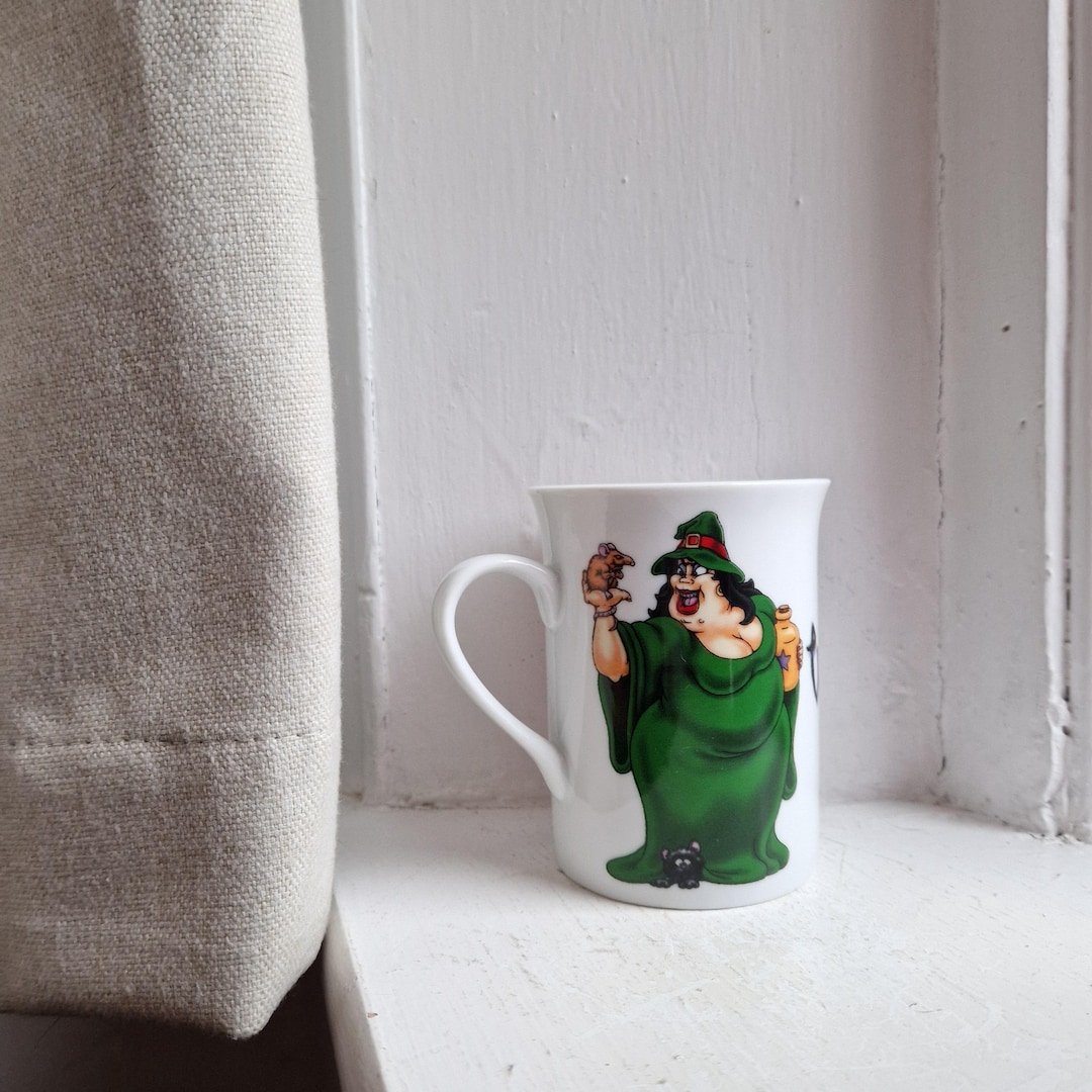 Witches Brew Mug: 1990s Elgate Ceramics White Bone China the Witches ...