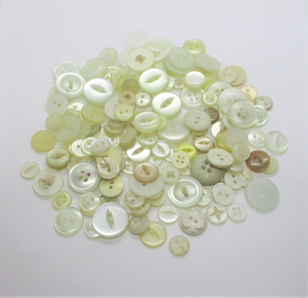 Pearlescent Buttons Destash: Instant Collection Destash 150+ Vintage ...