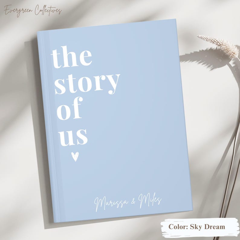 The Story of Us Journal | Custom Love Story Memory Book | Personalized ...