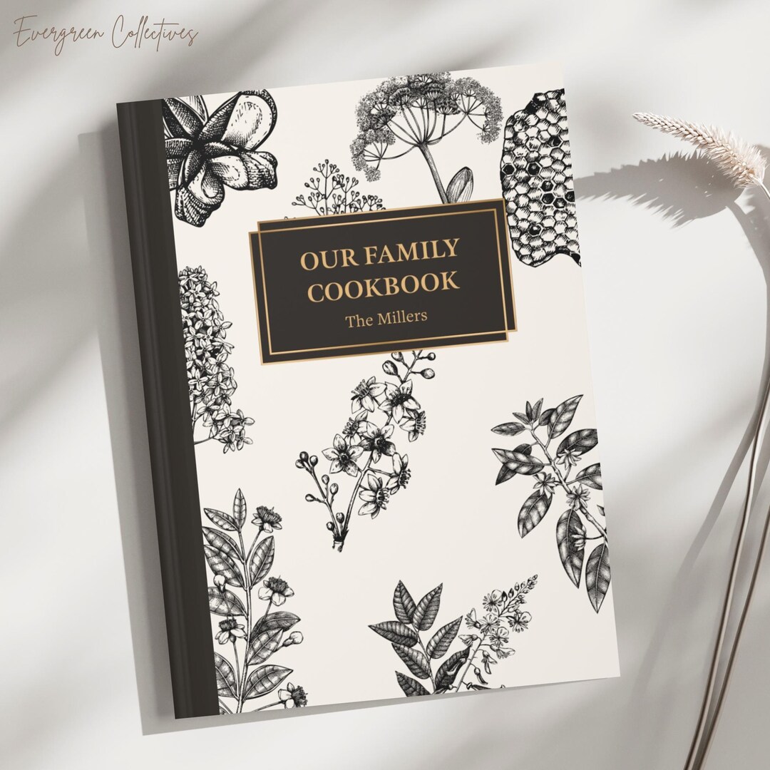 Personalized Family Cookbook | Custom Family Cookbook | Name Recipe ...
