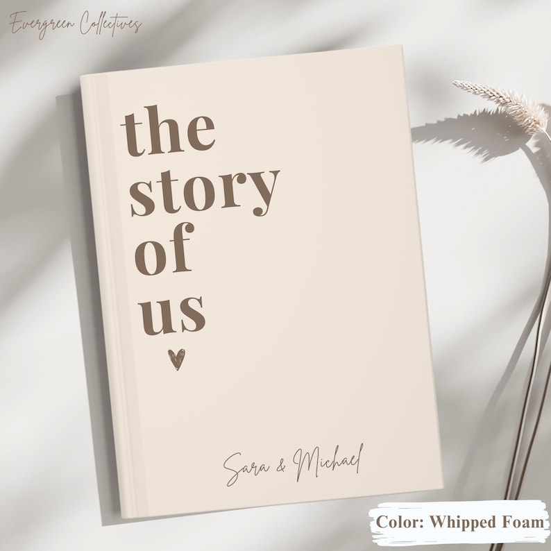 The Story of Us Journal | Custom Love Story Memory Book | Personalized ...