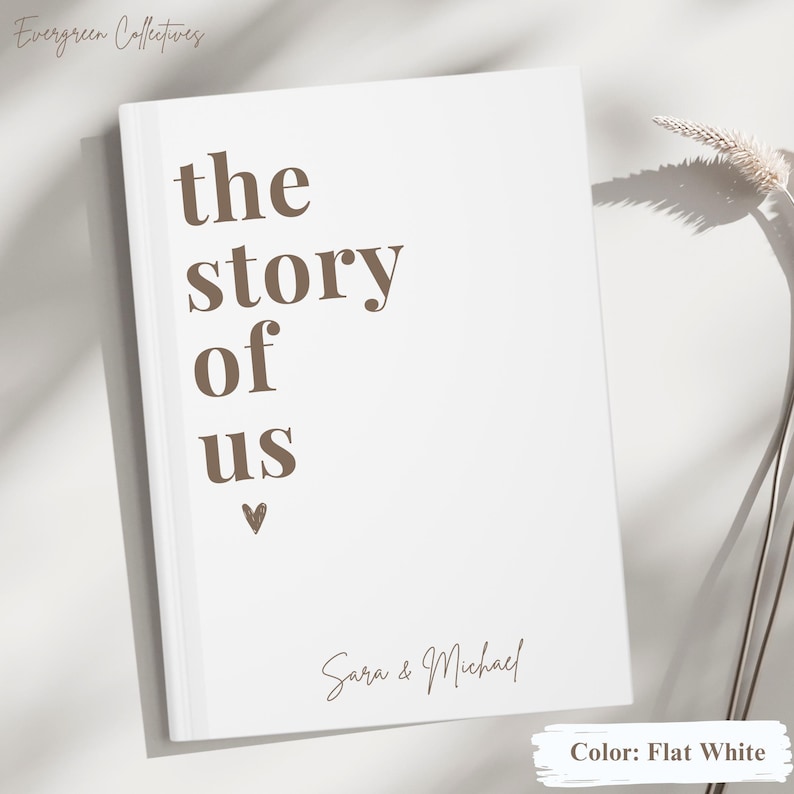 The Story of Us Journal | Custom Love Story Memory Book | Personalized ...
