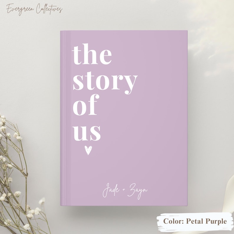 The Story of Us Journal | Custom Love Story Memory Book | Personalized ...