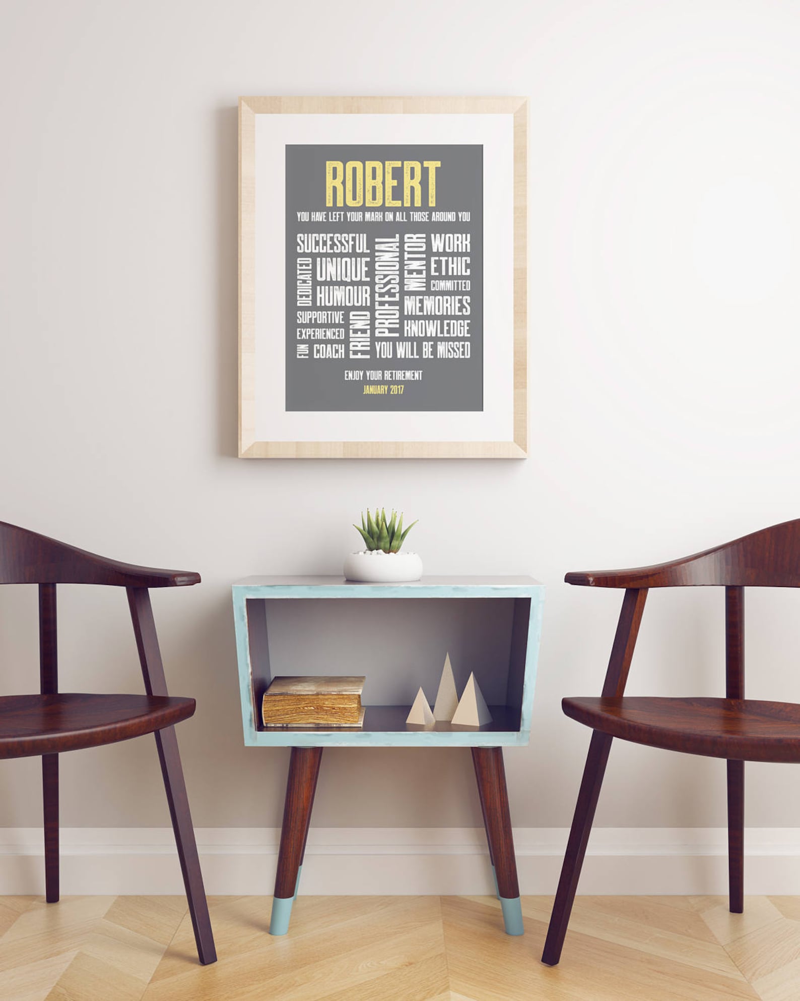 Retirement Print Retirement Gift Customized Retirement Typography 8x10 ...