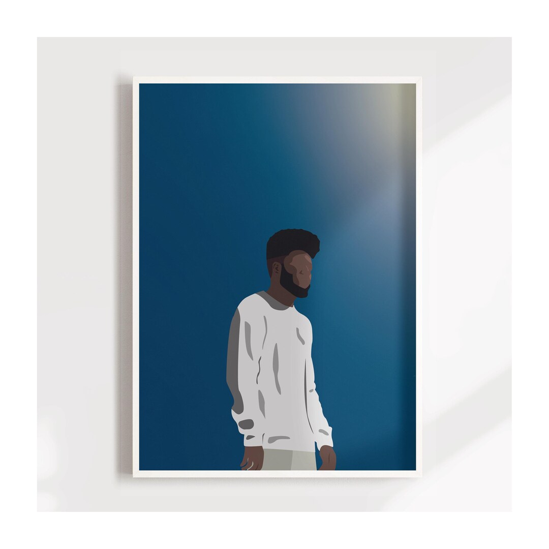 Khalid Poster Minimalist Music Wall Art Rnb Print American Teen Poster ...