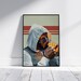 M Huncho Poster Minimalist Music Wall Art UK Rap Print Rapper Poster ...