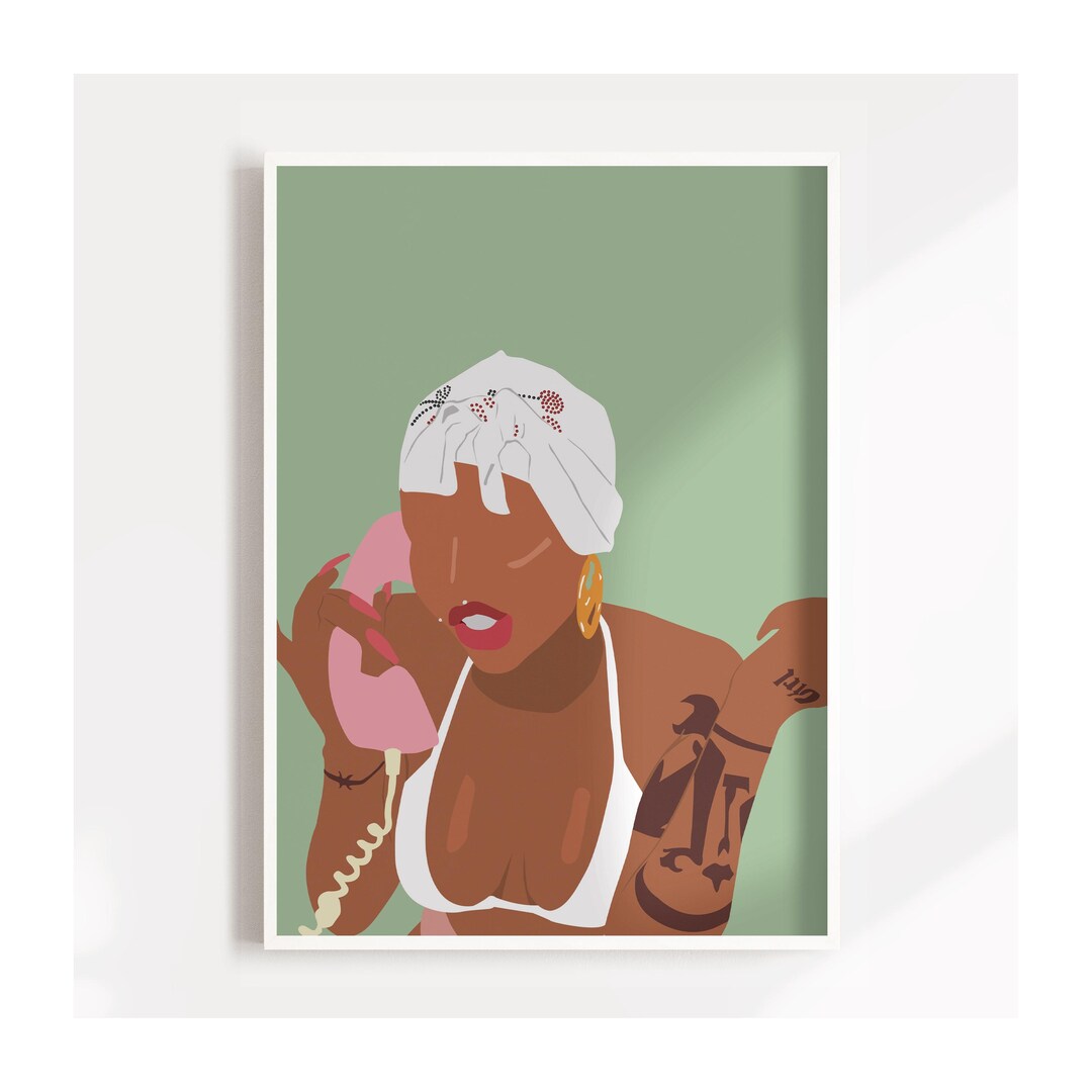 Summer Walker Poster Minimalist Music Wall Art Rnb Print Over It Poster ...