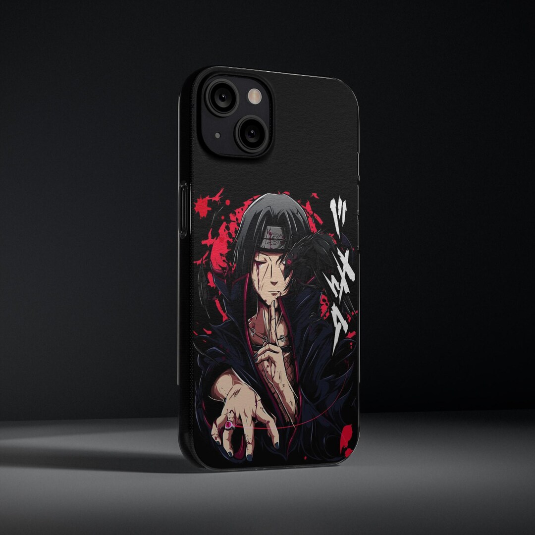 Itachi Uchiha Crows for Anime Phone Case, Anime iPhone 16,15,14,13,12 ...