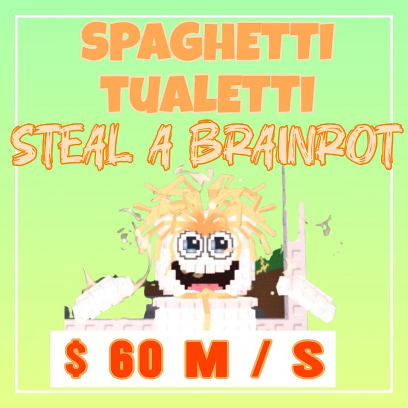 Spaghetti Tualetti - Steal A Brainrot ( 1 Piece ) - Etsy
