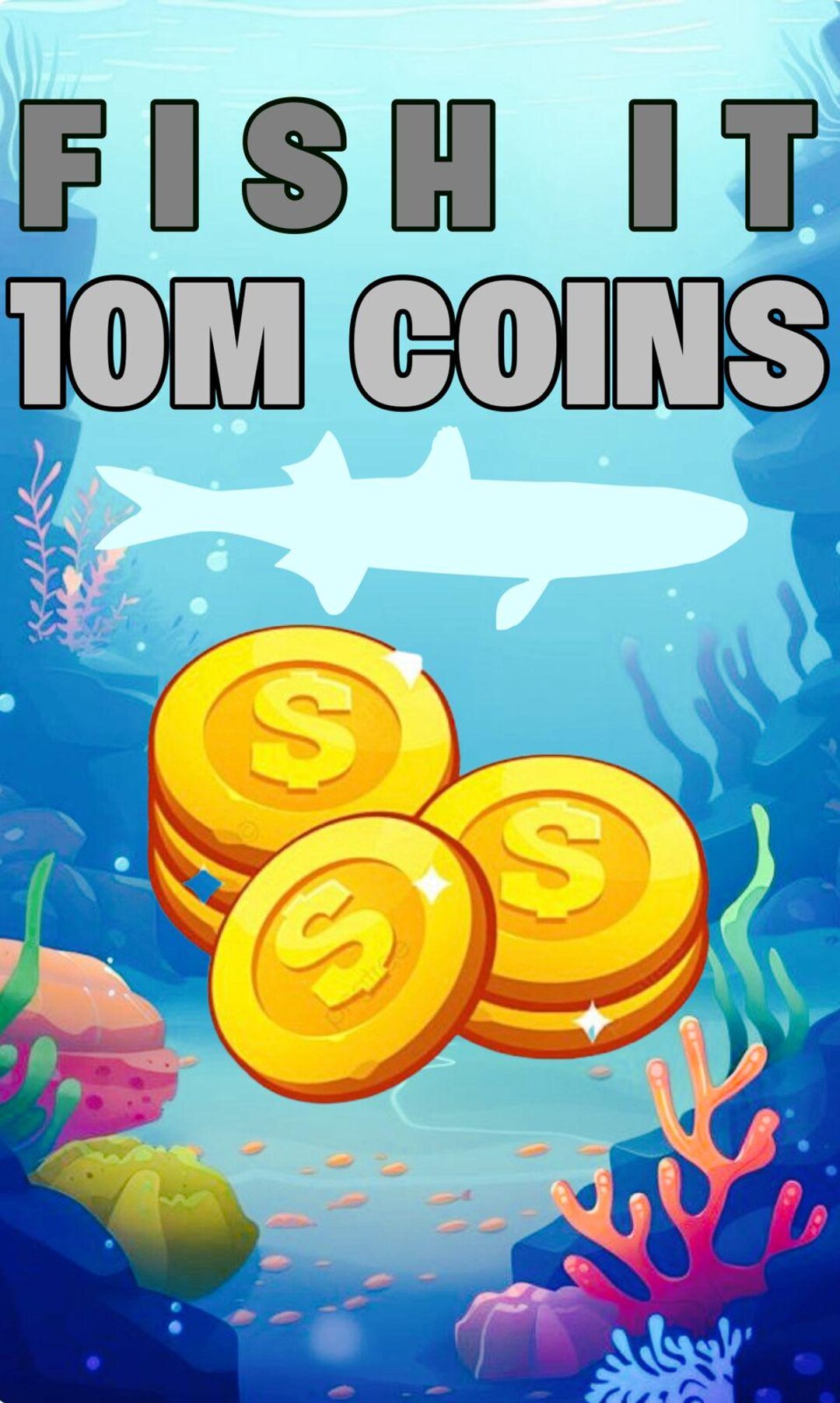 Fish It!! 10 Million Coins via Mythic Fish!! Roblox - Etsy