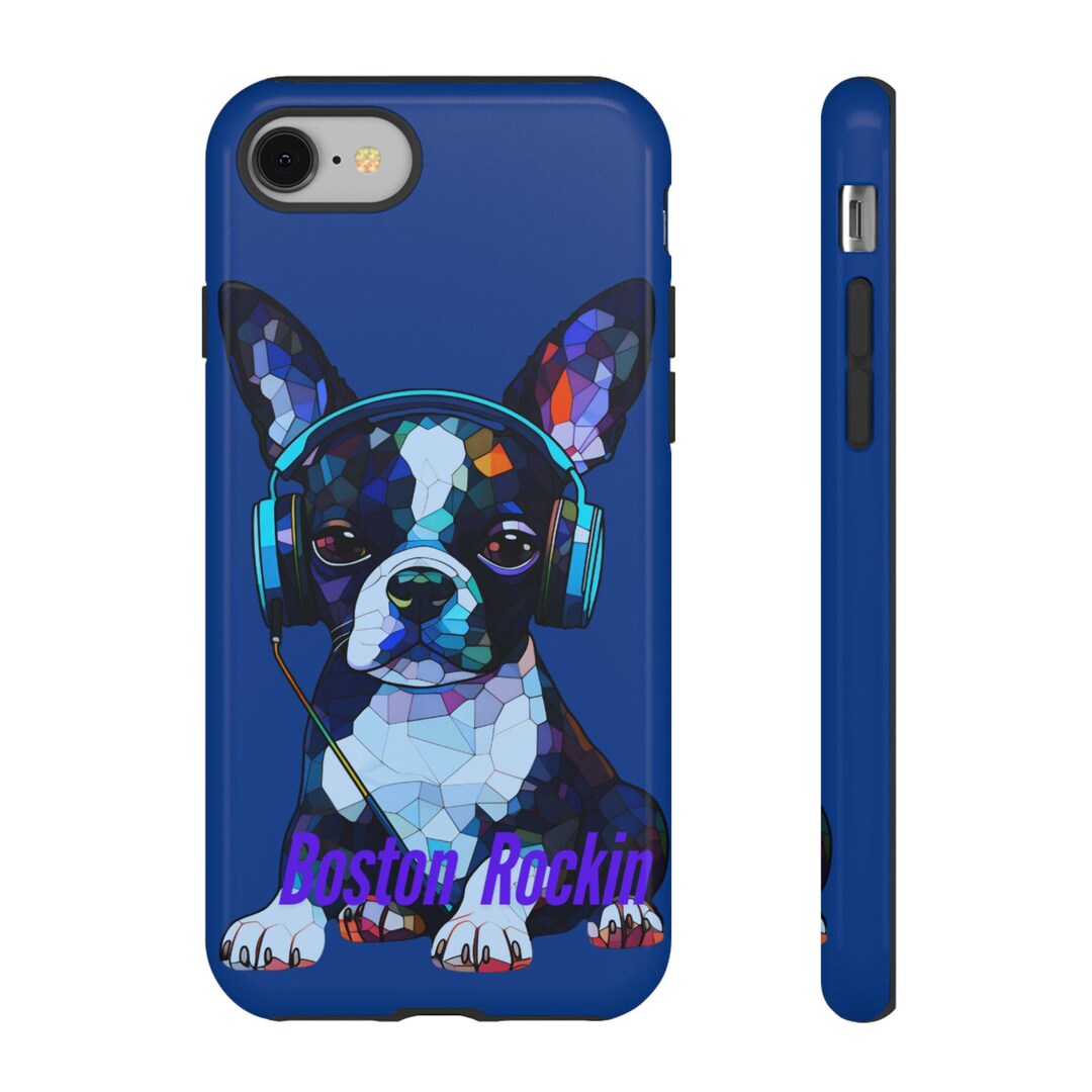 Boston Terrier Dog Phone Case: Colorful Pet Lover Gift - Etsy