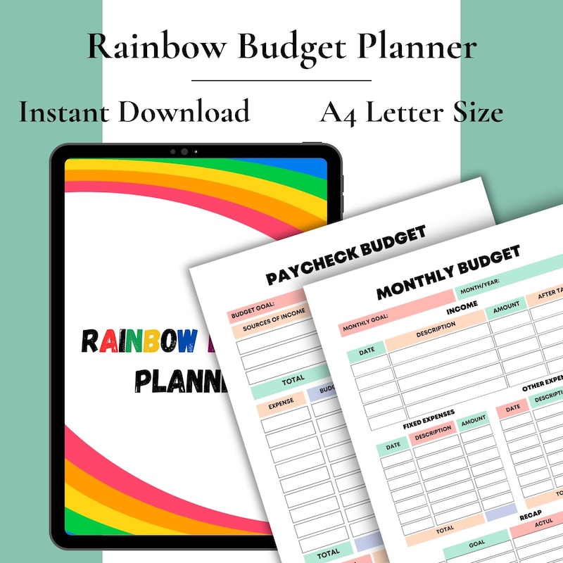 Budget Planner Printable - Etsy