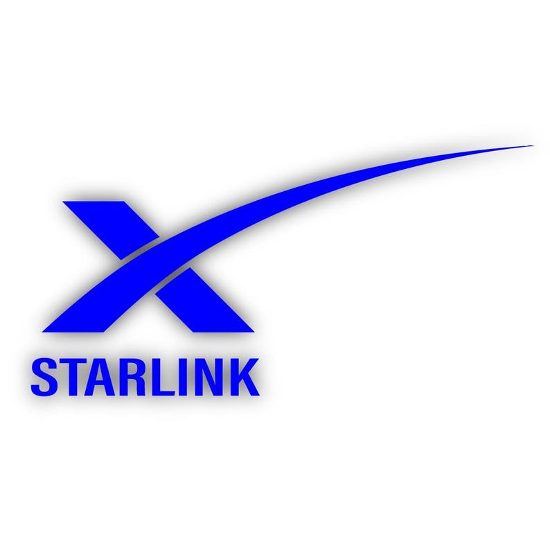 Starlink White Logo Cut to Shape Vinyl Sticker - Etsy