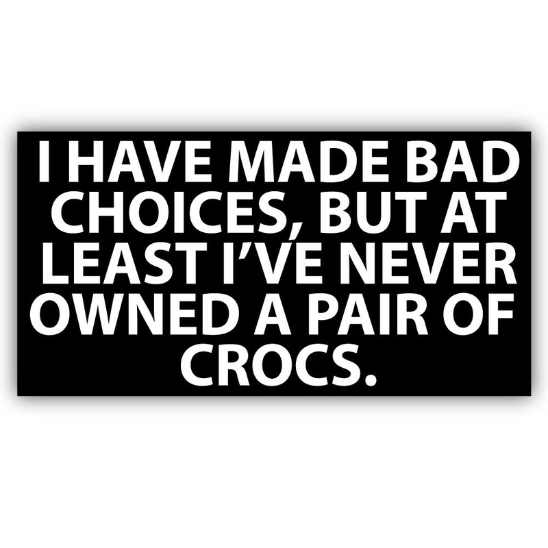 Crocs Logo Sticker - Etsy