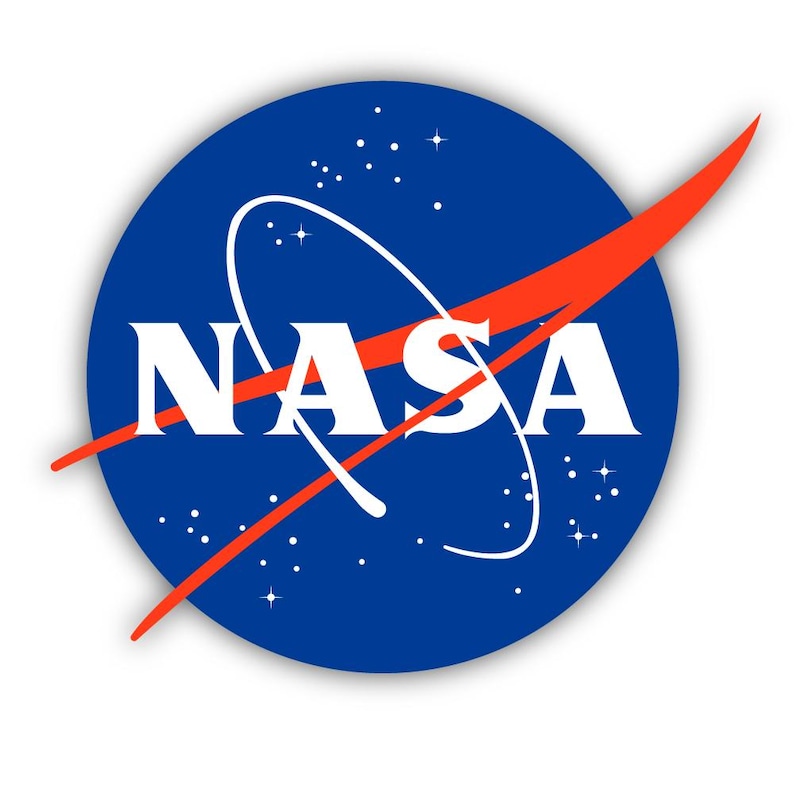 Nasa Meatball Logo Original Design Vinyl Matte Sticker Cut to Shape - Etsy