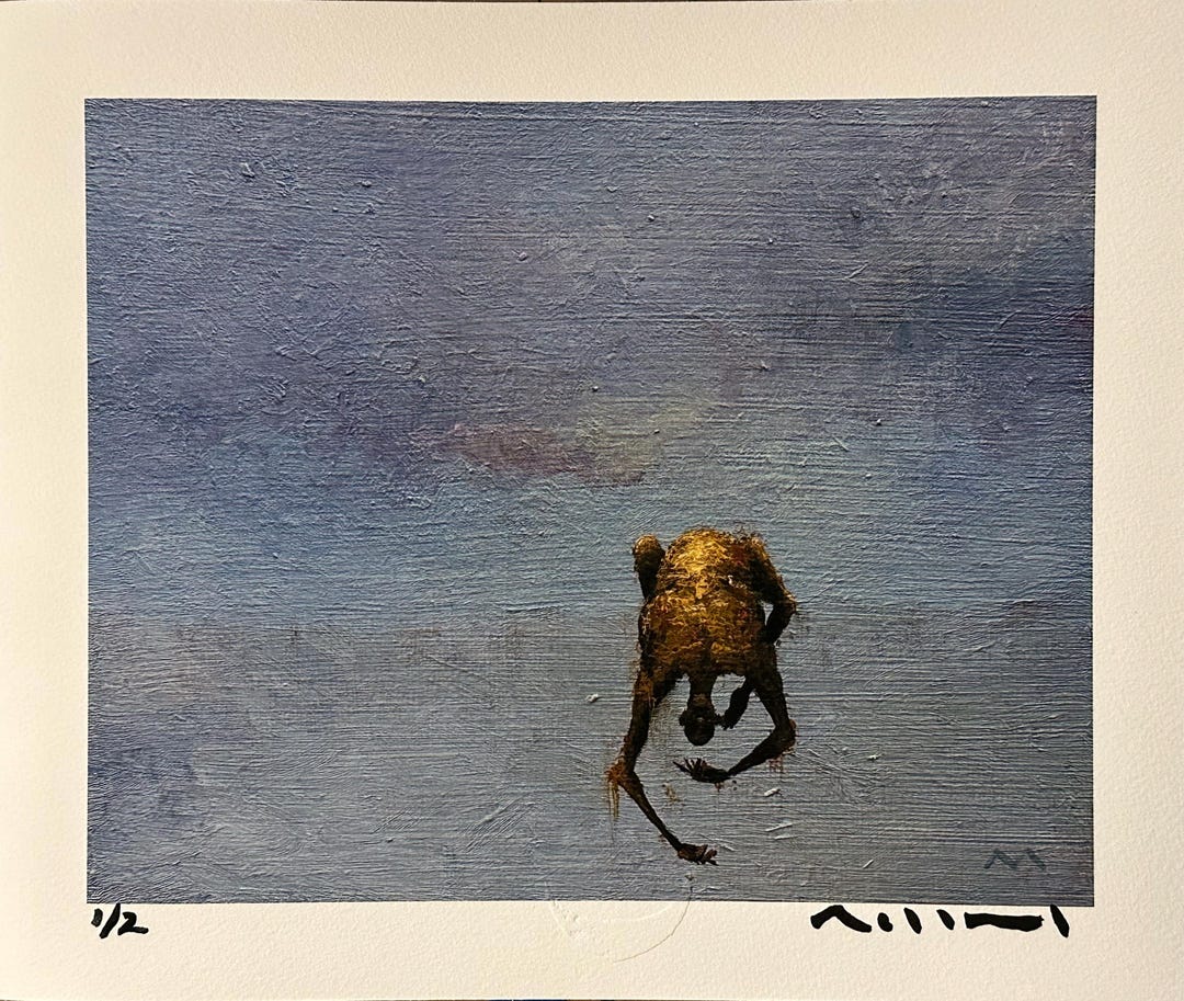 Abstract Creature Giclee Art Print: Signed Limited Edition - Etsy