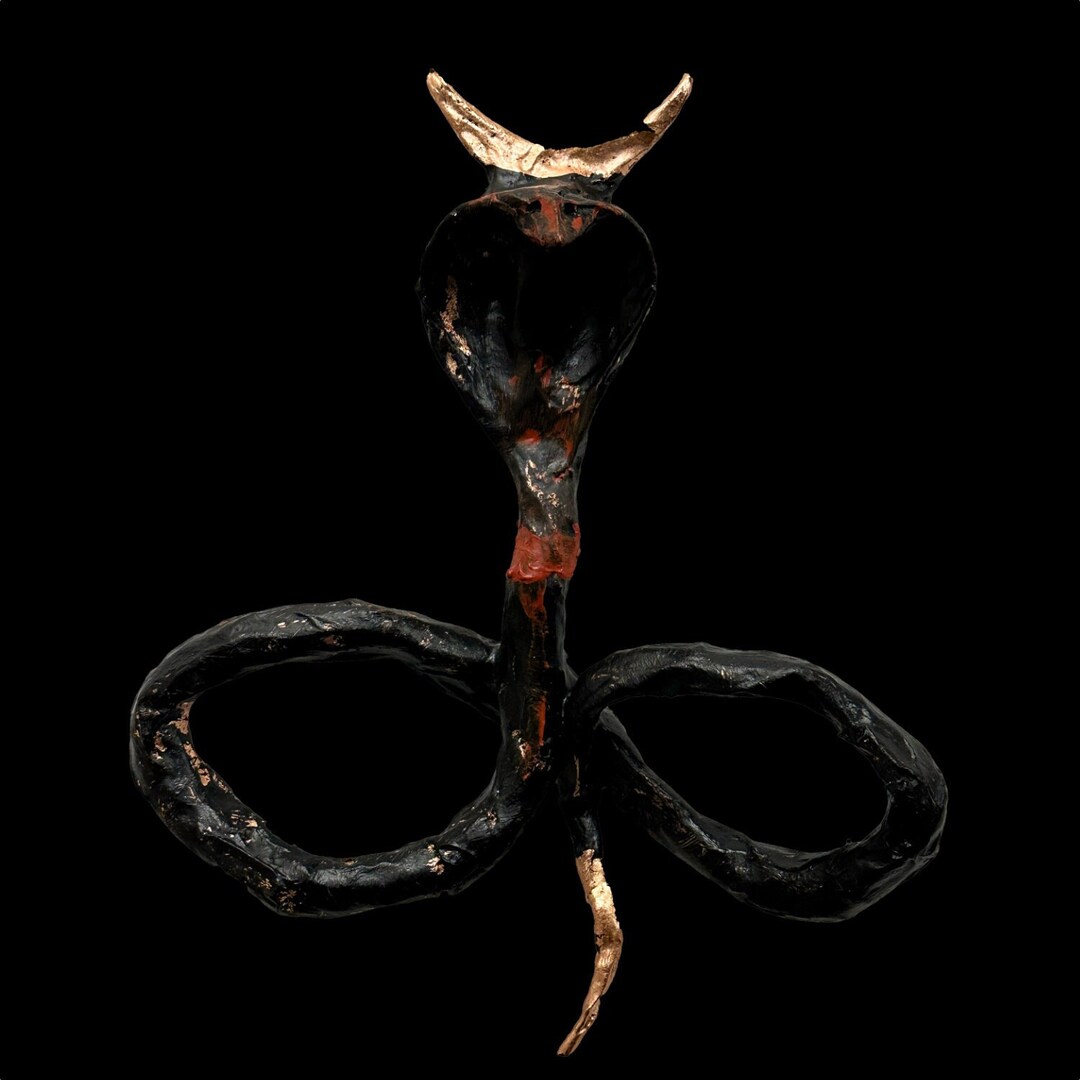 Original Paper Sculpture Wall Snake Sculpture ROGUE: Eternal Serpent - Etsy