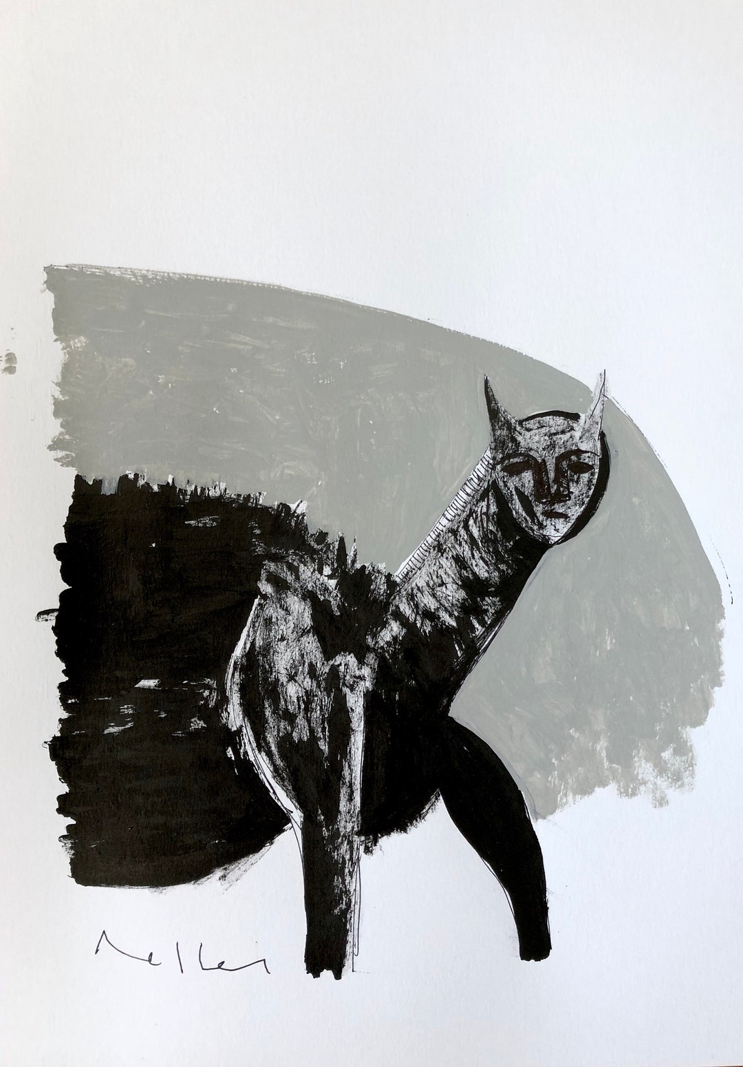 MYTHOS: Beasts of Heaven Original Ink Drawing on Paper Signed by the ...