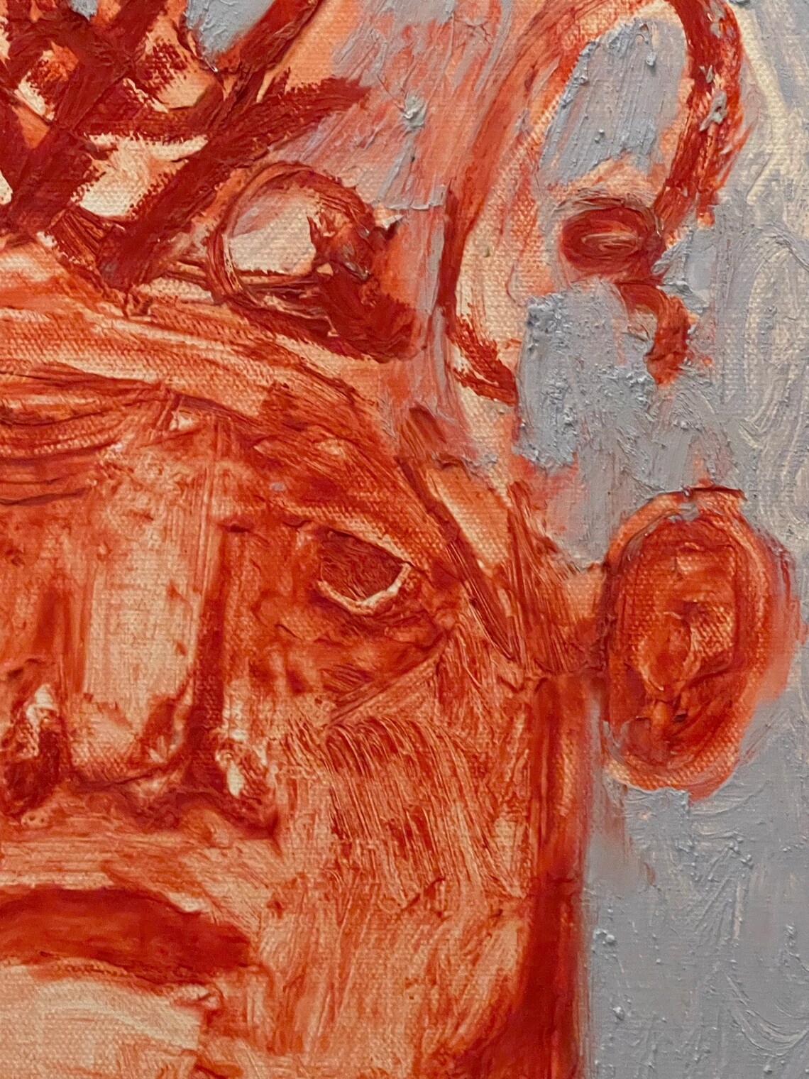 Original Rare Oil and Wax Impasto Painting on Canvas Signed by - Etsy