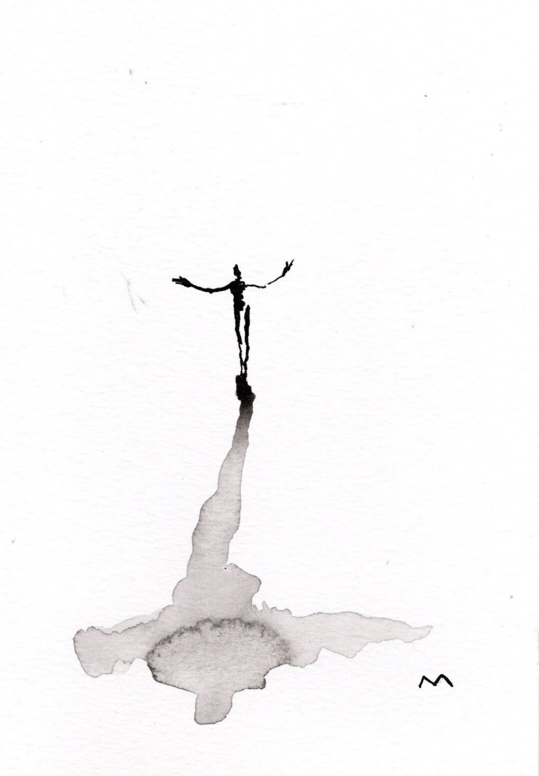 Original Signed Sumi Ink Drawing on Paper UNTITLED: - Etsy