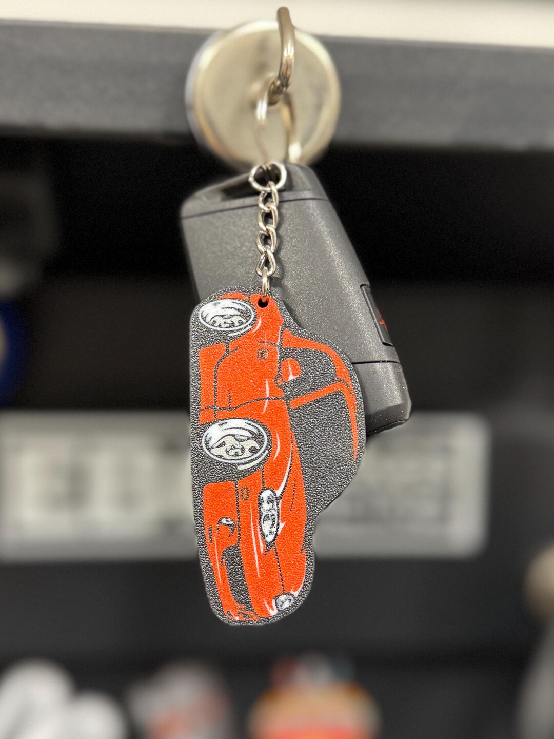3D Printed Mazda Miata Keychain Custom Car Lover Gift Unique Key Ring ...