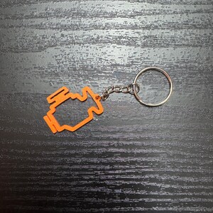 3D Printed “check Engine Light” Keychain – Gifts for Car Enthusiasts - Etsy
