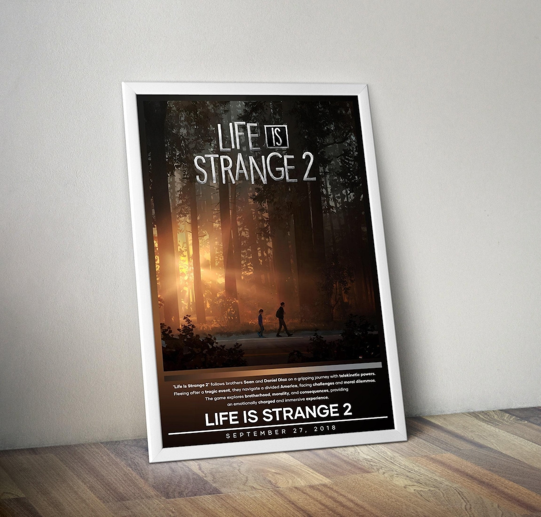 Life is Strange 2 Poster Life is Strange Prints Gaming Posters 4 Colors ...