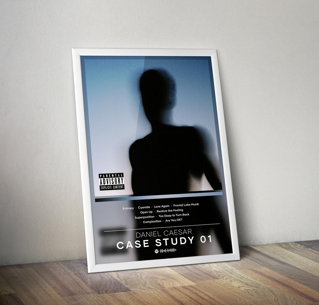 Daniel Caesar Poster Print Case Study 01 Poster Album Poster Print 4 Color Wall Decor Poster ...