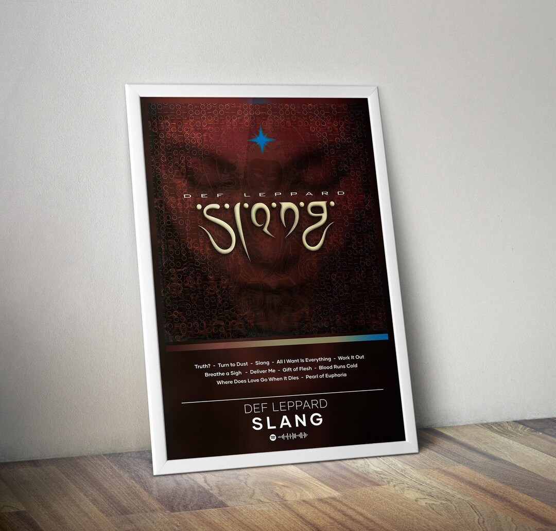 Def Leppard Poster Print Slang Poster Album Poster Prints 4 Colors Wall ...