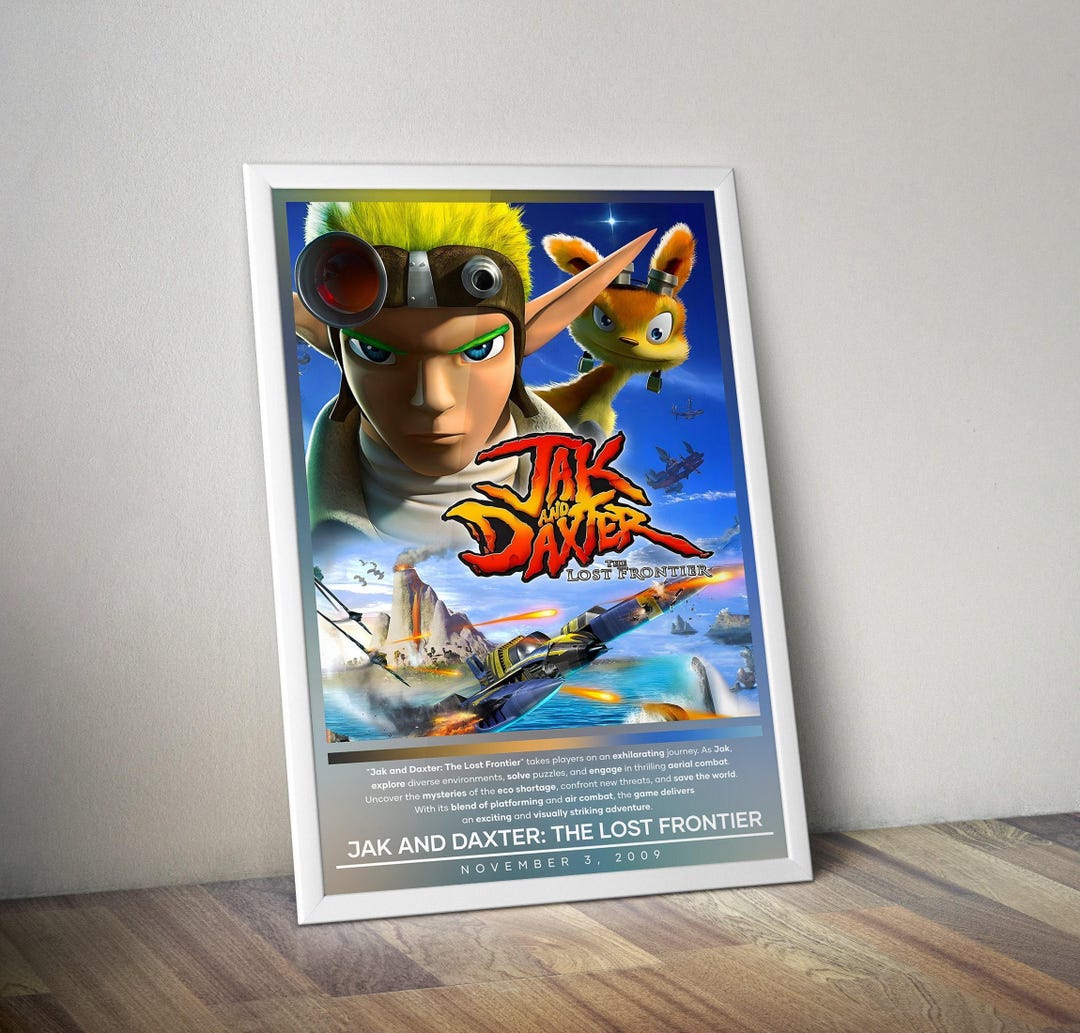 Jak and Daxter: the Lost Frontier Poster Jak Prints Gaming Poster 4 ...