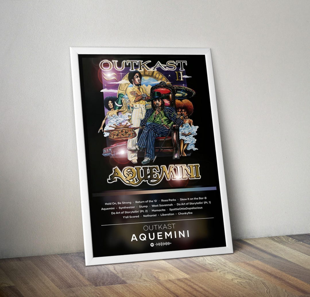 Outkast Poster Print Aquemini Poster Album Poster Print 4 Color Wall ...