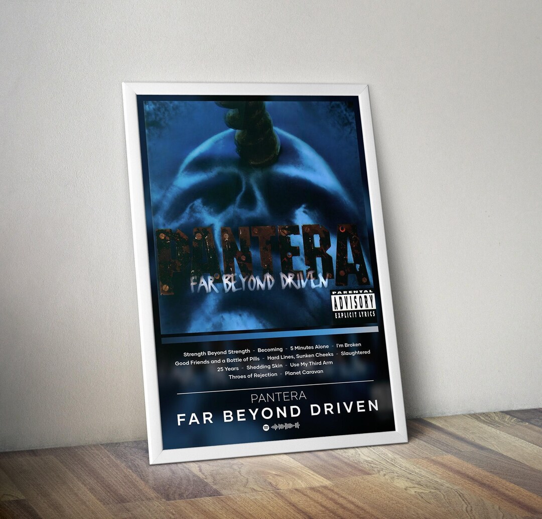 Pantera Poster Far Beyond Driven Poster Album Poster Print 4 Color Wall ...