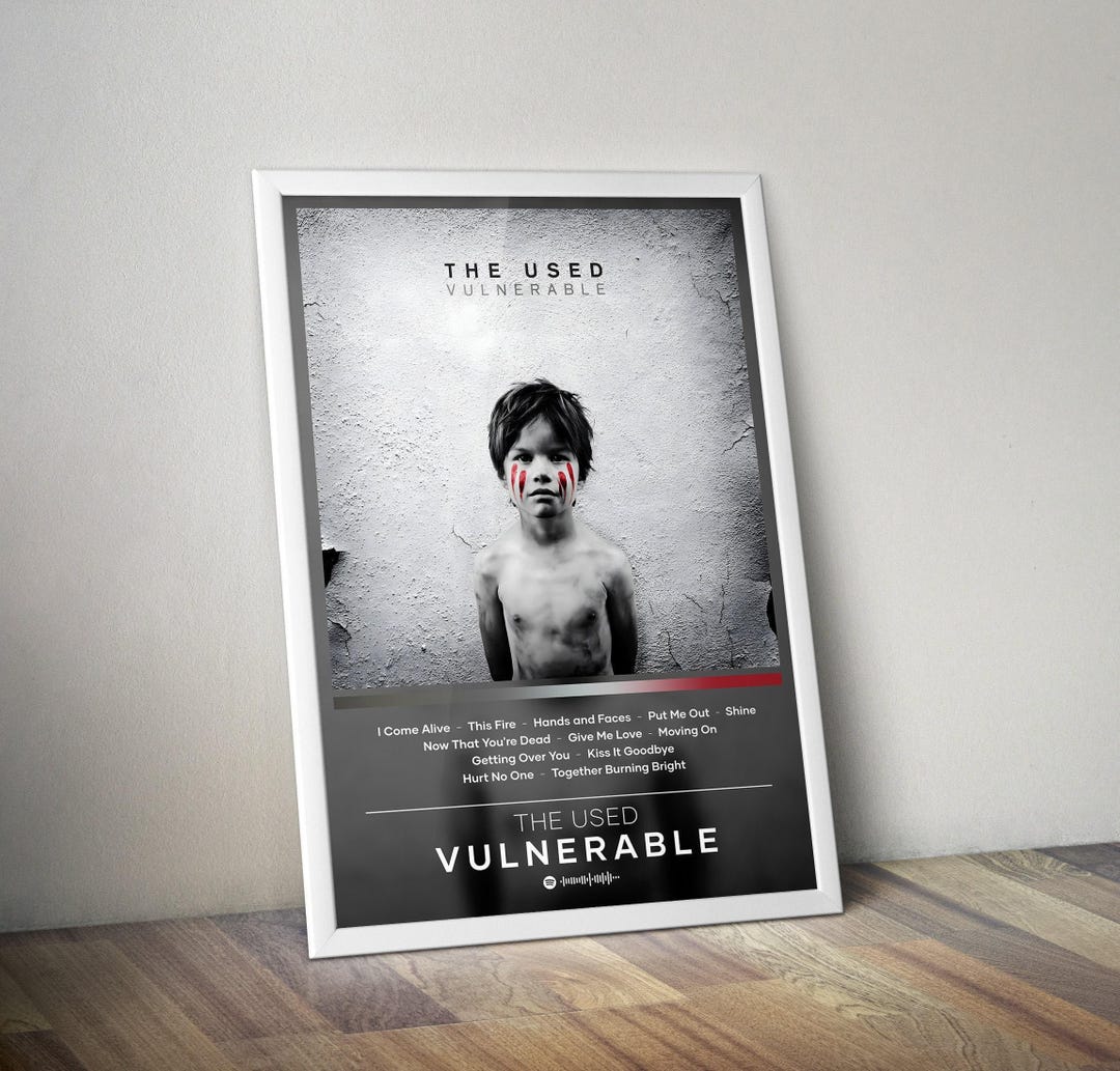 The Used Poster Vulnerable Poster Album Poster Print 4 Color Wall Decor ...