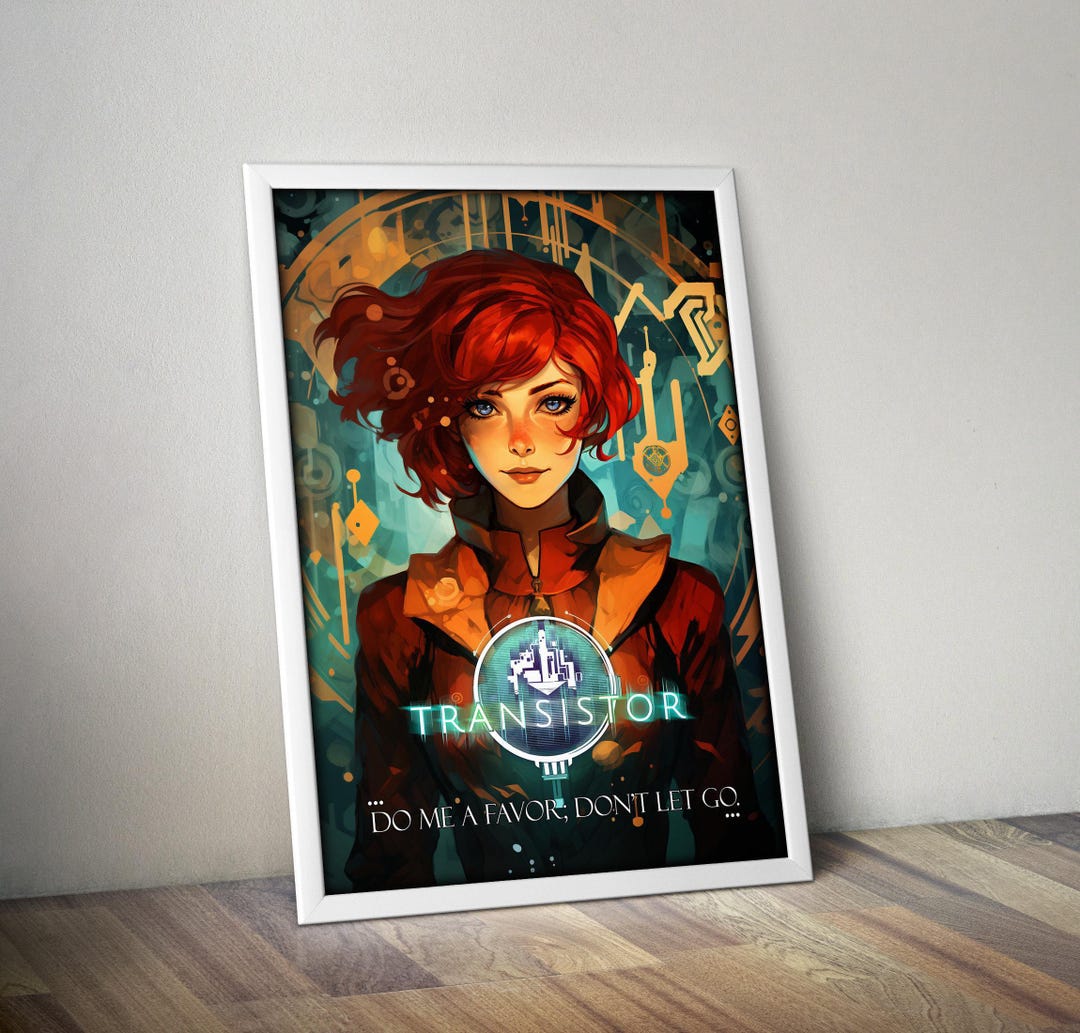 Transistor Red Indie Game Poster Gaming Poster HD Color Game Poster ...
