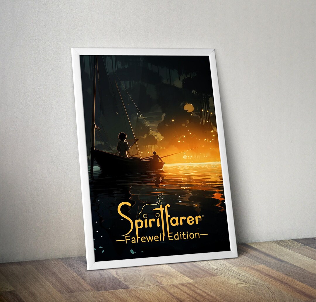 Spiritfarer Farewell Edition Poster Spiritfarer Artwork Gaming Poster ...