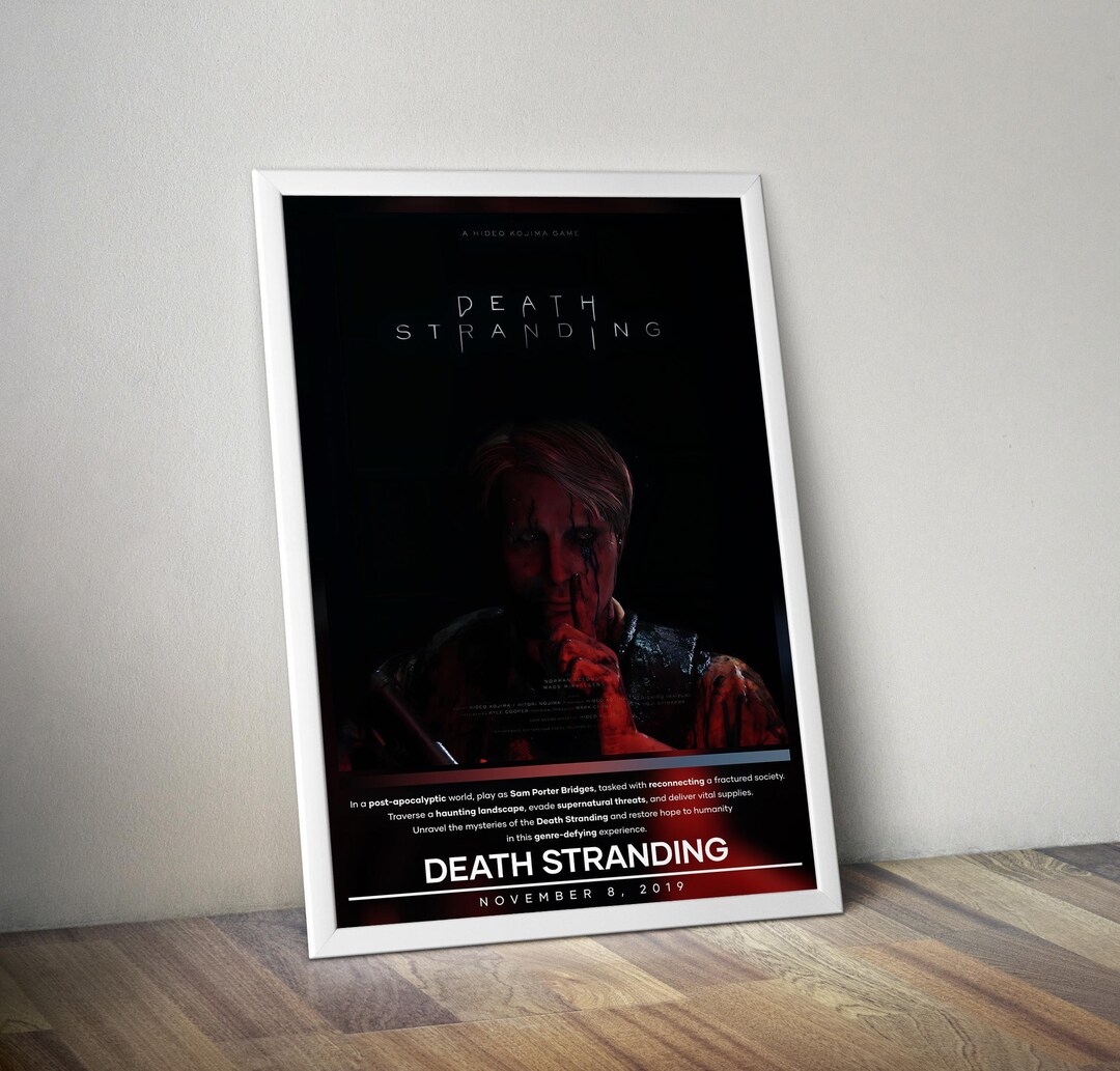 Death Stranding Poster Death Stranding Prints Gaming Posters 4 Colors ...