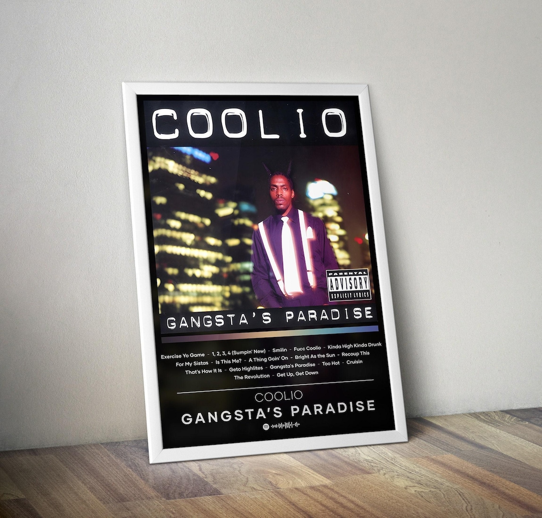 Coolio Poster Print Gangsta's Paradise Poster Album Poster Prints 4 ...