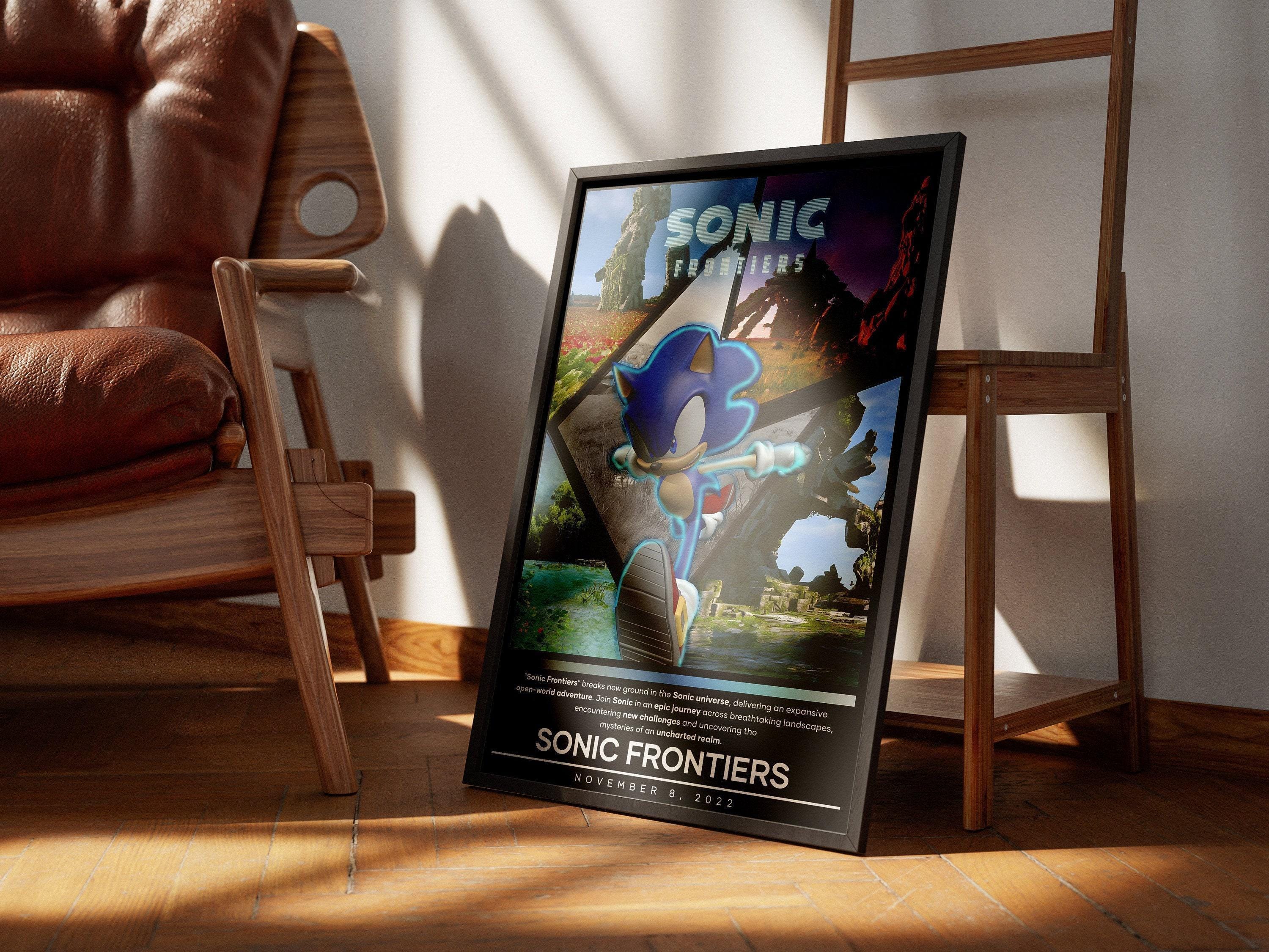 Sonic Frontiers Poster Sonic Prints Gaming Posters 4 Colors Video Game ...