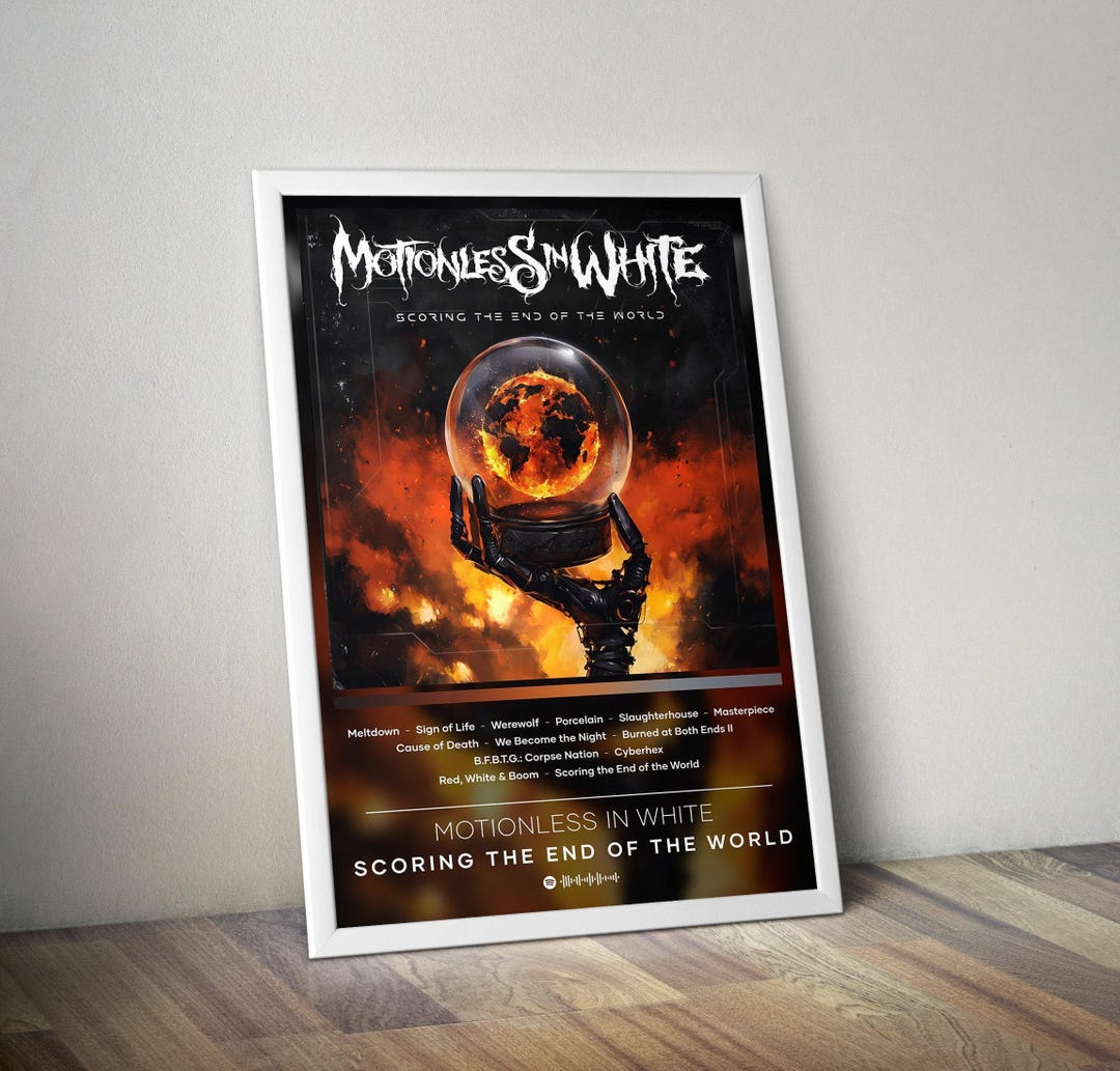 Motionless in White Poster Scoring the End of the World Poster Album ...
