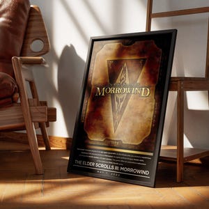 The Elder Scrolls III: Morrowind Poster Morrowind Prints Gaming Posters ...