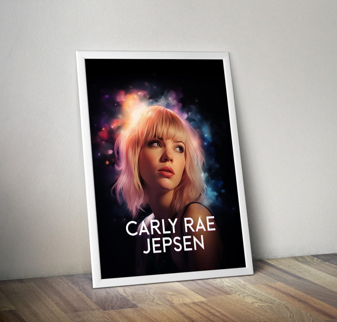 Carly Rae Jepsen Poster Print Artist Illustration Poster Artist Poster ...