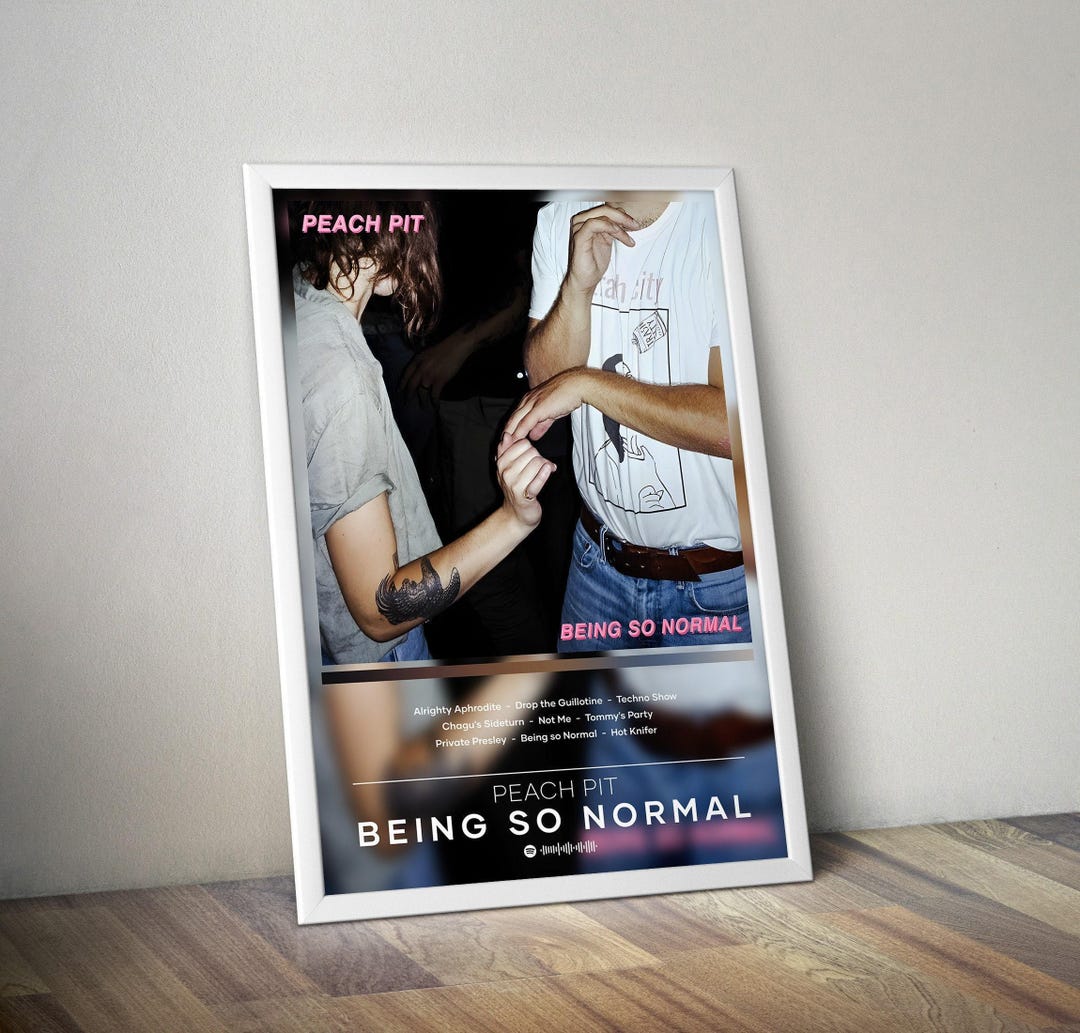 Peach Pit Poster Print Being so Normal Poster Album Poster Prints 4 ...
