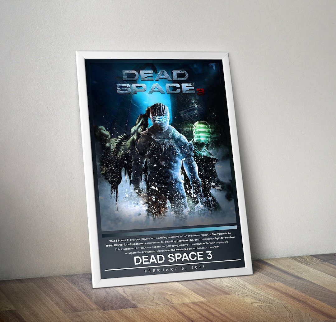 Dead Space 3 Poster Dead Space Prints Gaming Poster 4 Colors Video Game ...