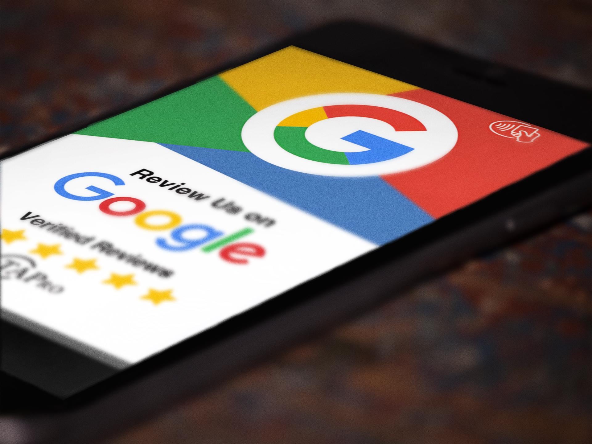 Google Review Card NFC- by Tapro All Phones Compatible - Reusable Tap ...