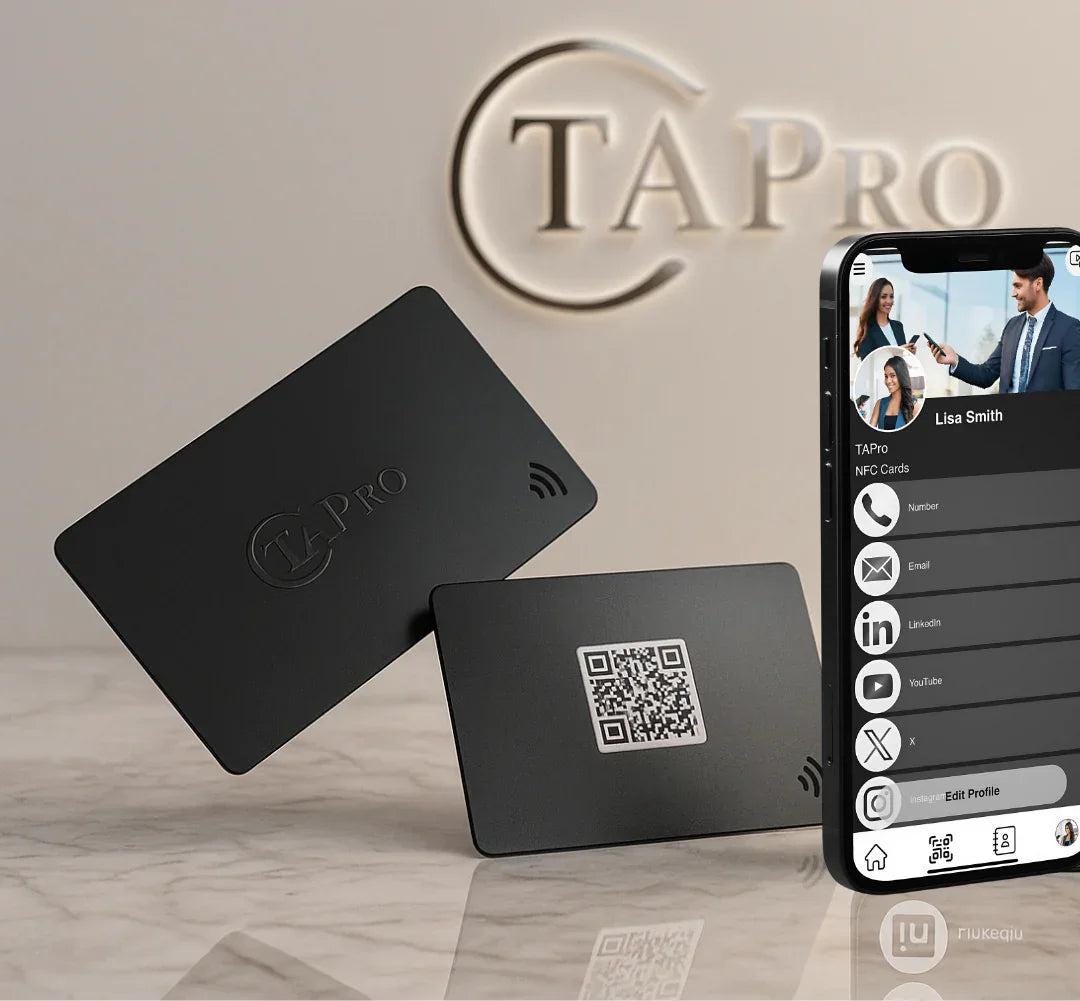 Custom NFC Business Card With QR Code | Digital Business Card for ...