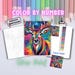 Color-by-number Buck Digital Download | Relaxing DIY Art Activity ...