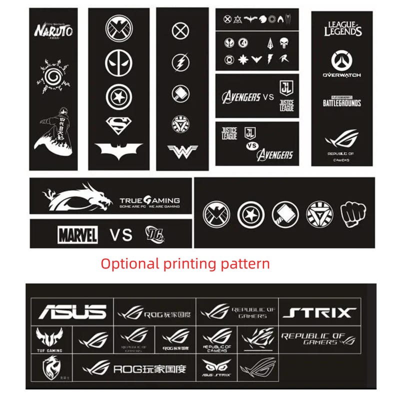 PC Case Custom Ventilation Panels/skin Decor/glass/corsair Airflow ...