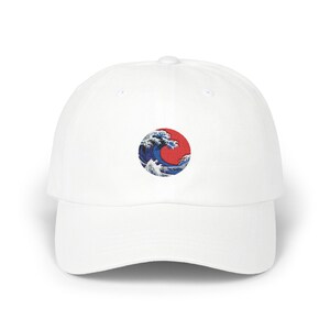 Embroidered Great Wave off Kanagawa Dad Cap Japanese Baseball Hat - Etsy