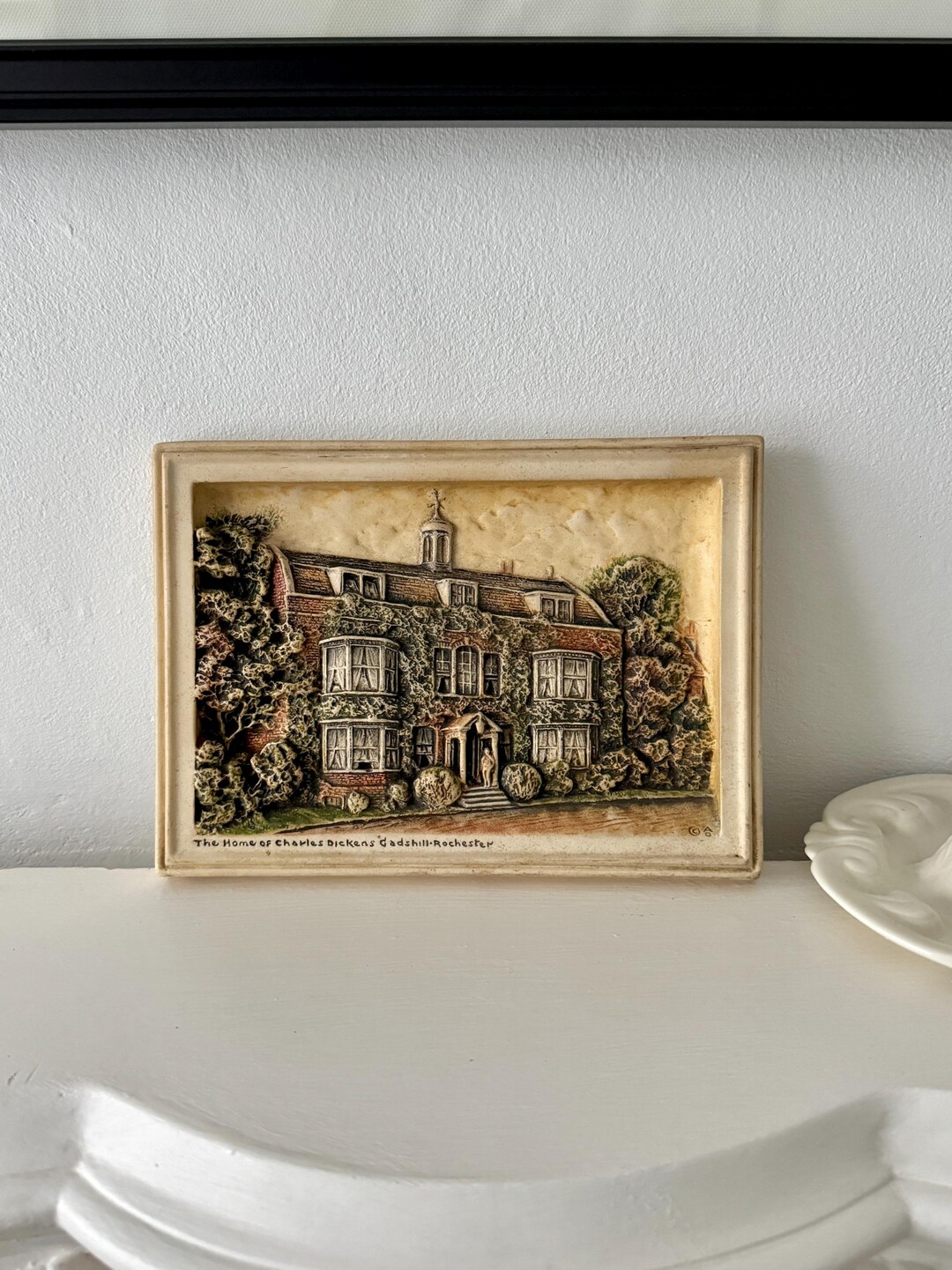 Arthur Osborne Ivorex Wall Plaque Vintage Antique English Picture ...